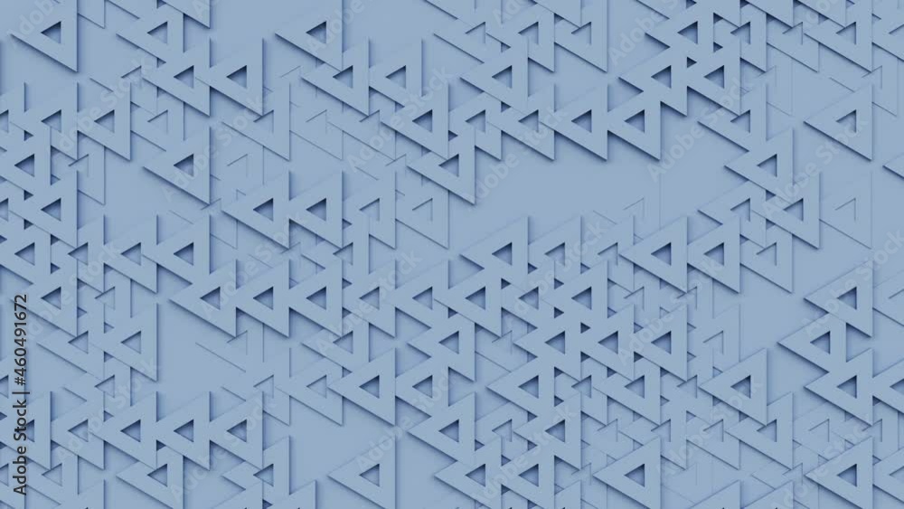 Vidéo Stock Triangular moving geometric pattern, triangle polygon ...