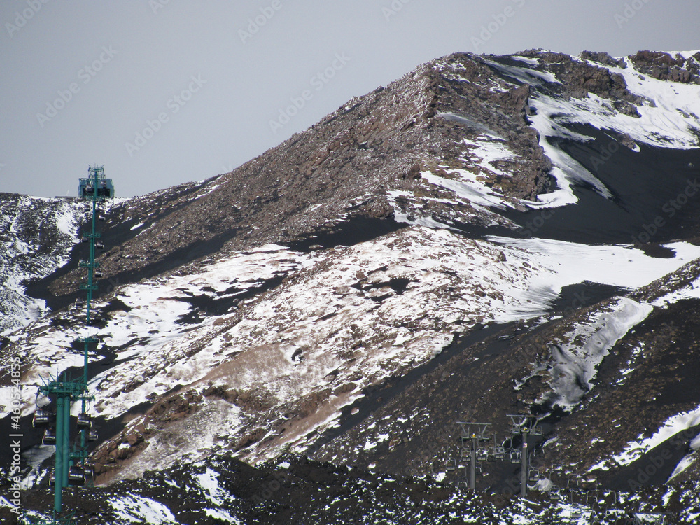 Foto de Sicily. The extinct volcano Etna. This is what the slopes look ...
