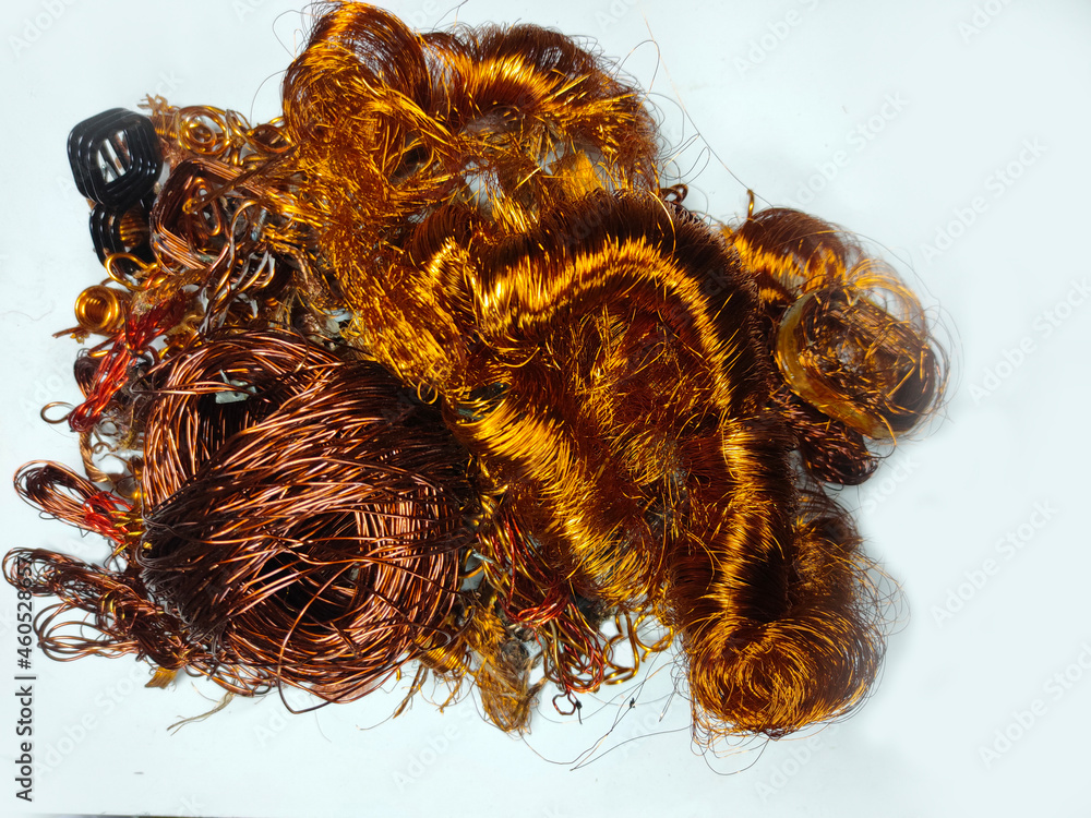 copper wire dismantled from faulty transformers for recycling into ...