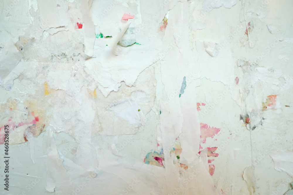 old ragged ripped torn street poster. paper texture Stock Photo | Adobe ...