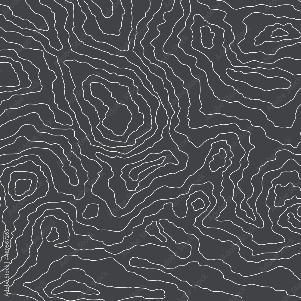 Topographic map abstract background. Outline cartography landscape ...