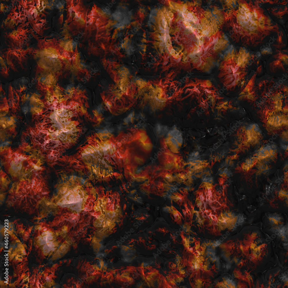 Puddle of gore blood guts and toxic waste 3D illustration seamless tile ...