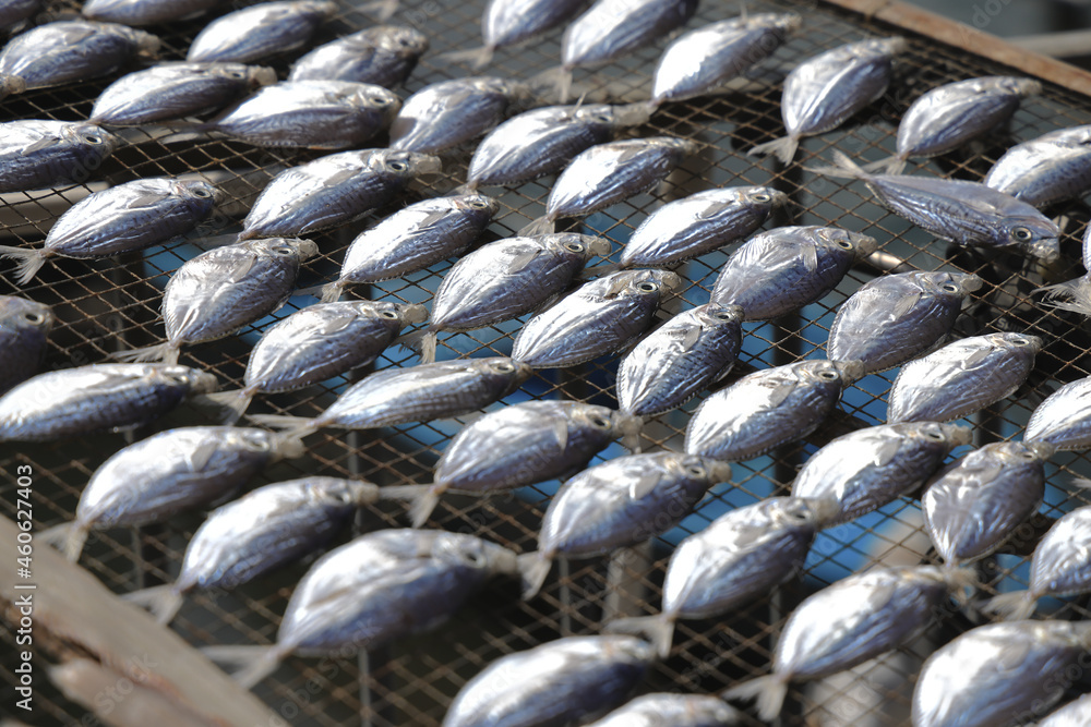 Full Frame Image Of Dried Fish, Cheung Chau 20 Aug 2021 Stock Photo ...