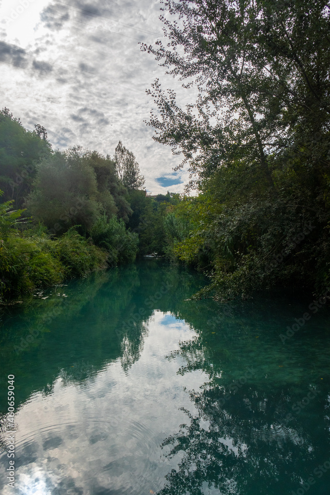 Parco fluviale dell'Elsa (Elsa River parc) in Colle val d'Elsa, Tuscany ...