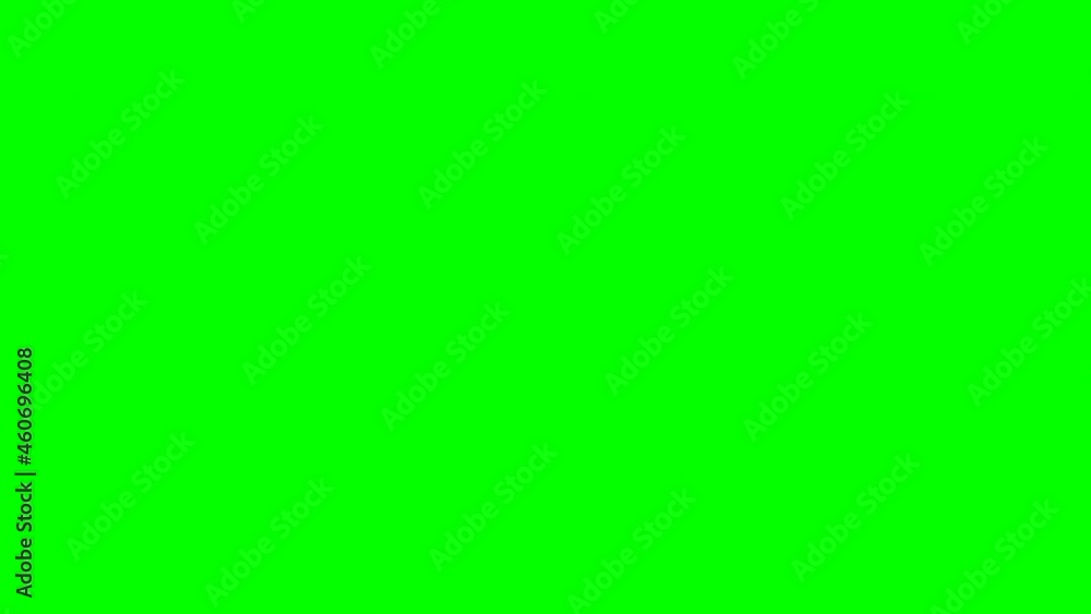 Stop motion white paper transform on green background, stop motion ...