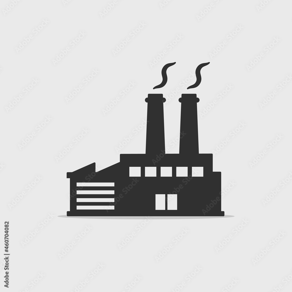 Factory icon simple vector illustration Stock Vector | Adobe Stock