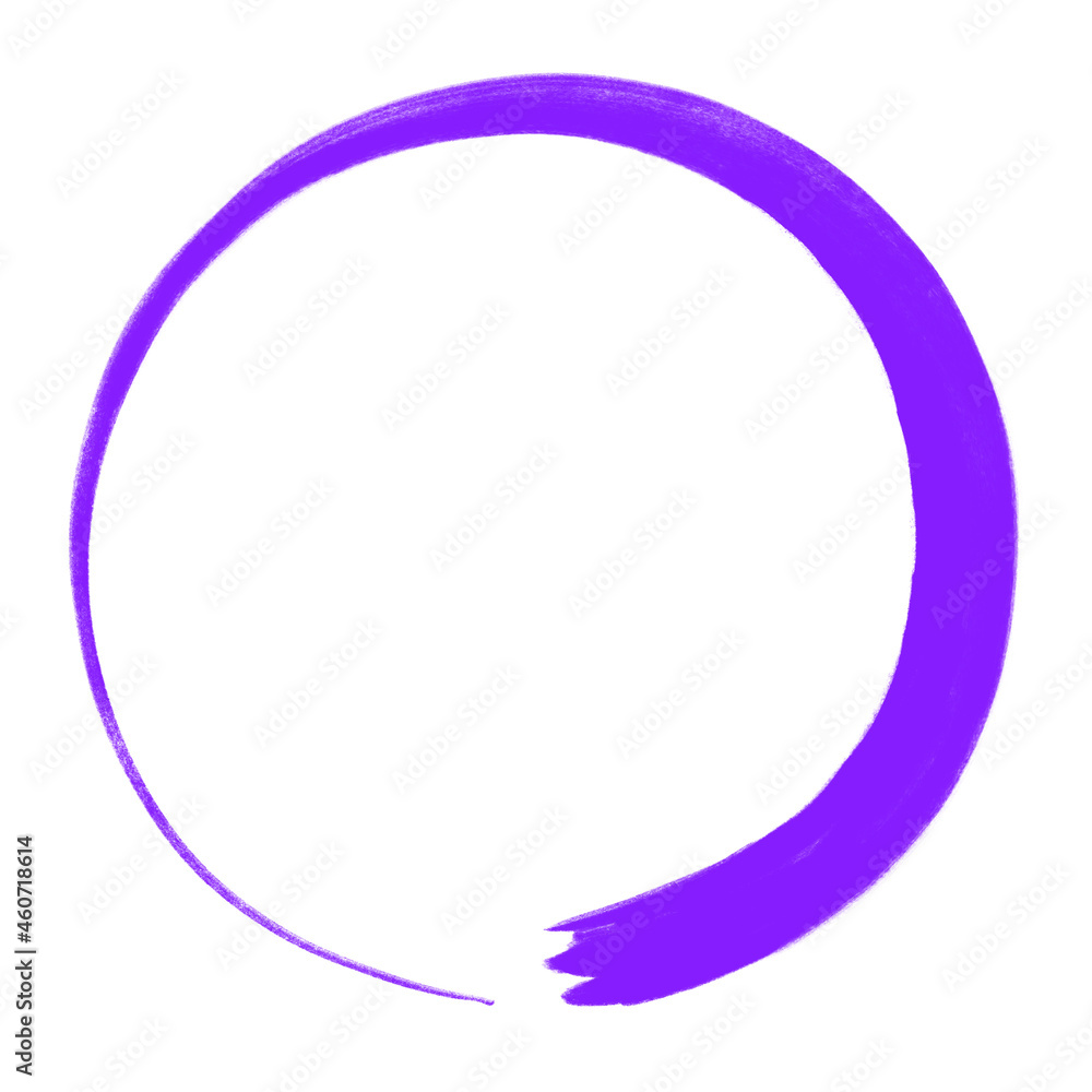 Círculo tinta morada. Elemento central, marco. Acuarela, pintura, agua ...