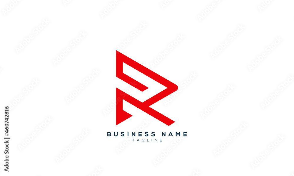 RP initials monogram letter text alphabet logo design Stock Vector ...