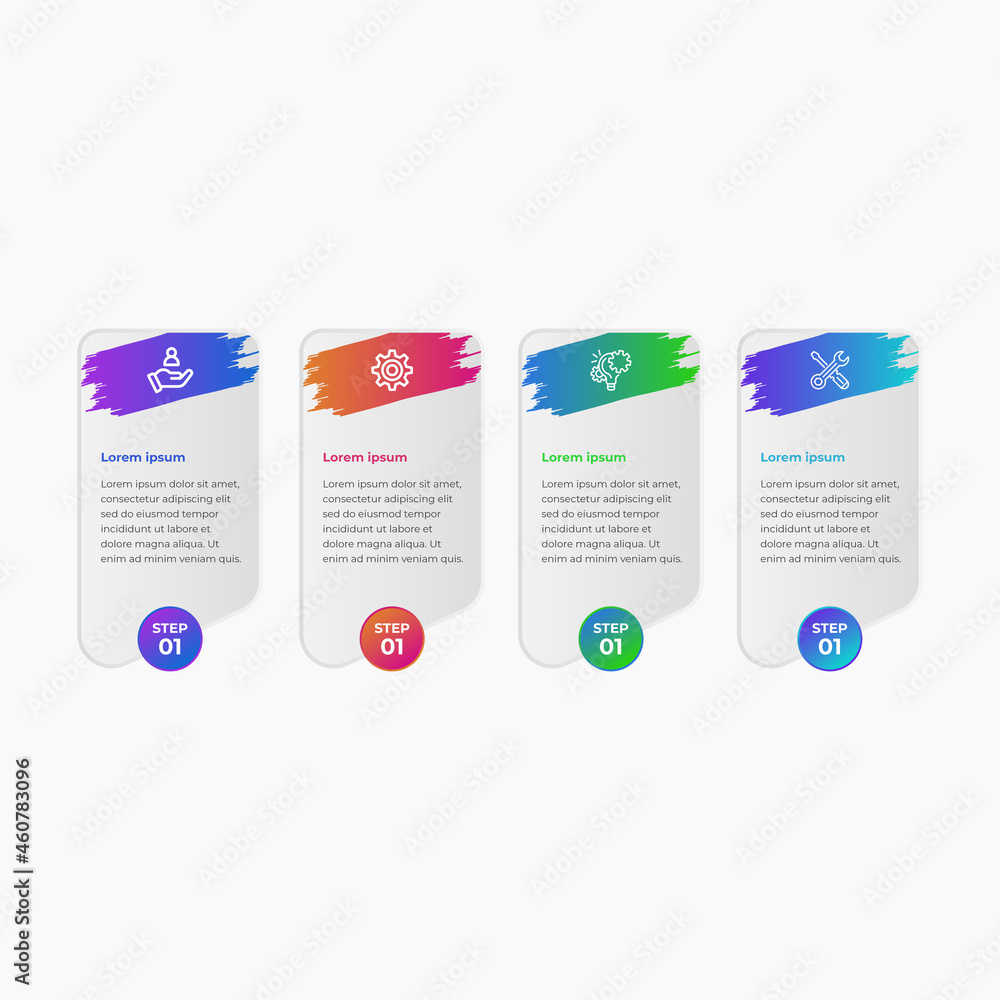 Infographic elements data visualization vector design template. Can be ...