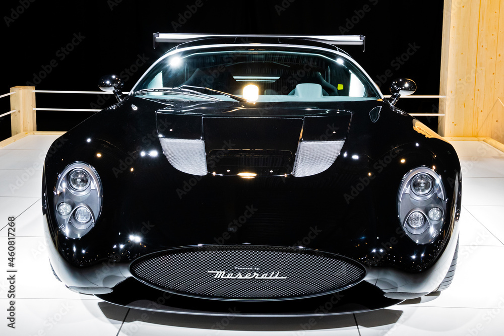 Zagato Mostro sports car, powered by MASERATI Stock Photo | Adobe Stock