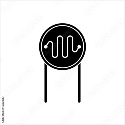 Light Dependent Resistor Icon, Light Resistor, Photoresistor, Ldr ...