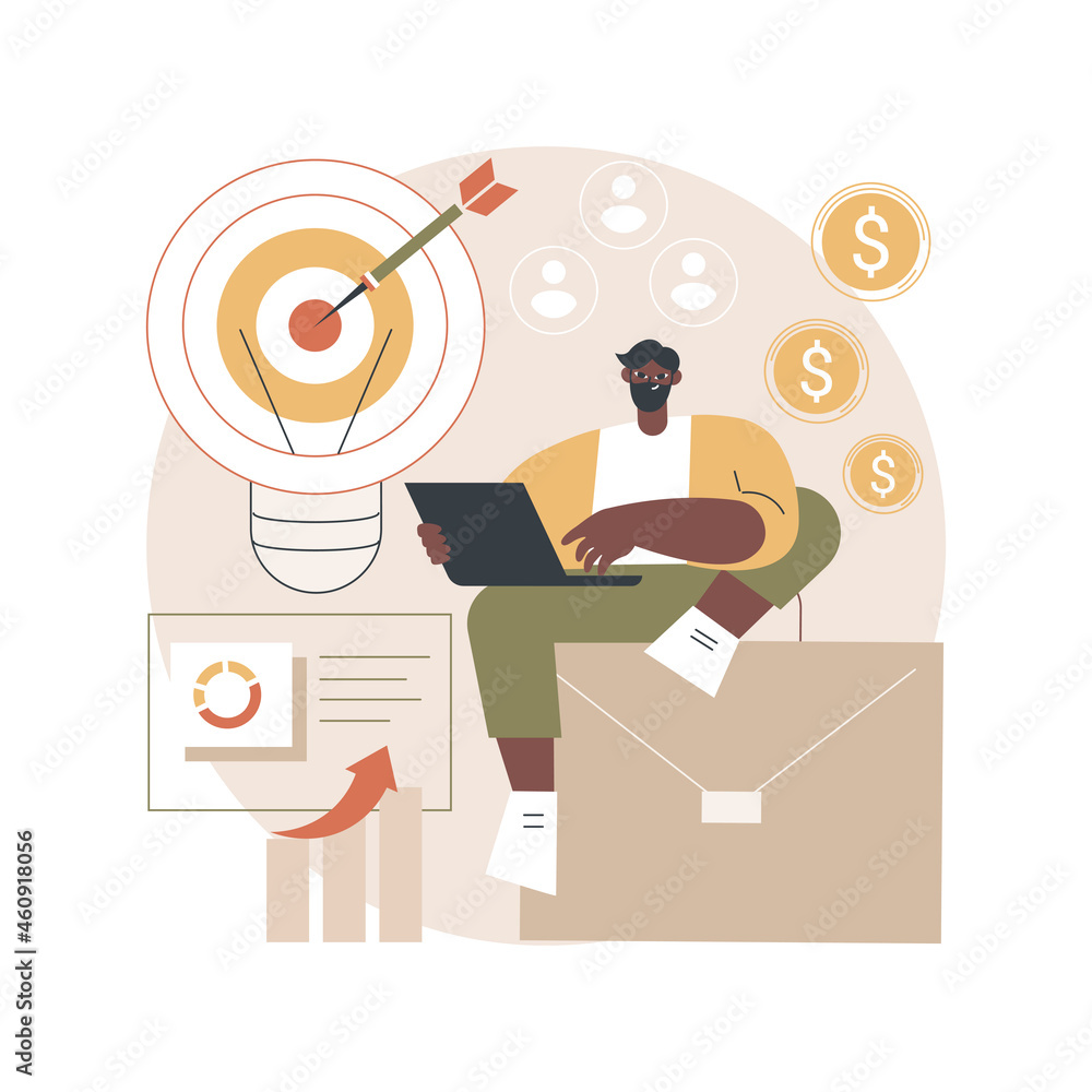 Project initiation abstract concept vector illustration. Project ...