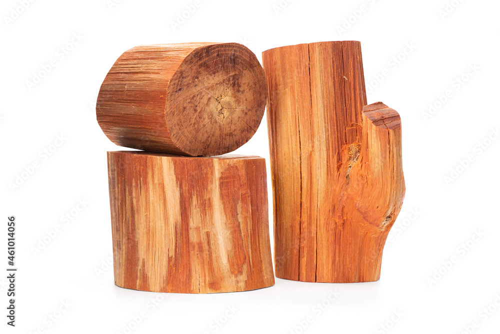 Sappan ,sappan tree,caesalpinia sappan, wood isolated on white ...