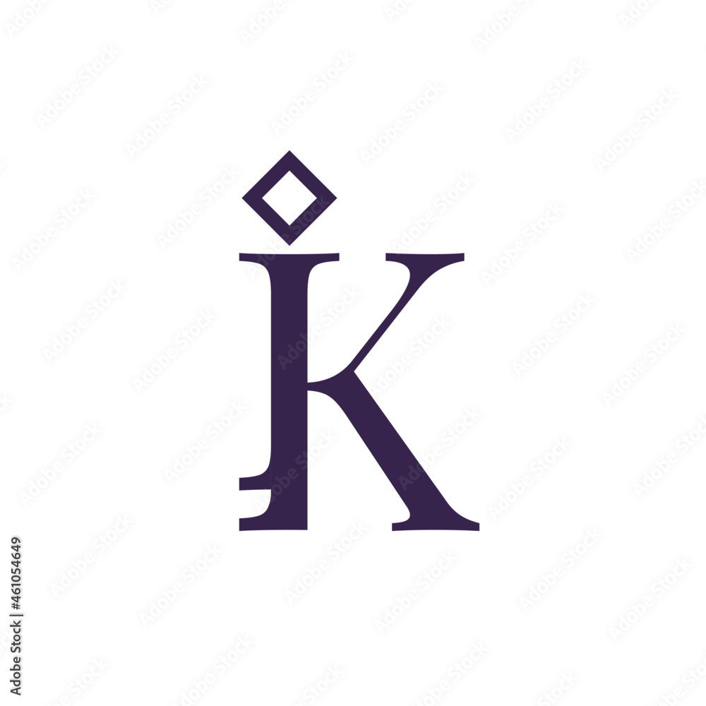 Key Logo Letter K Modern, Formal, Luxury Identity. Initial K for Key ...