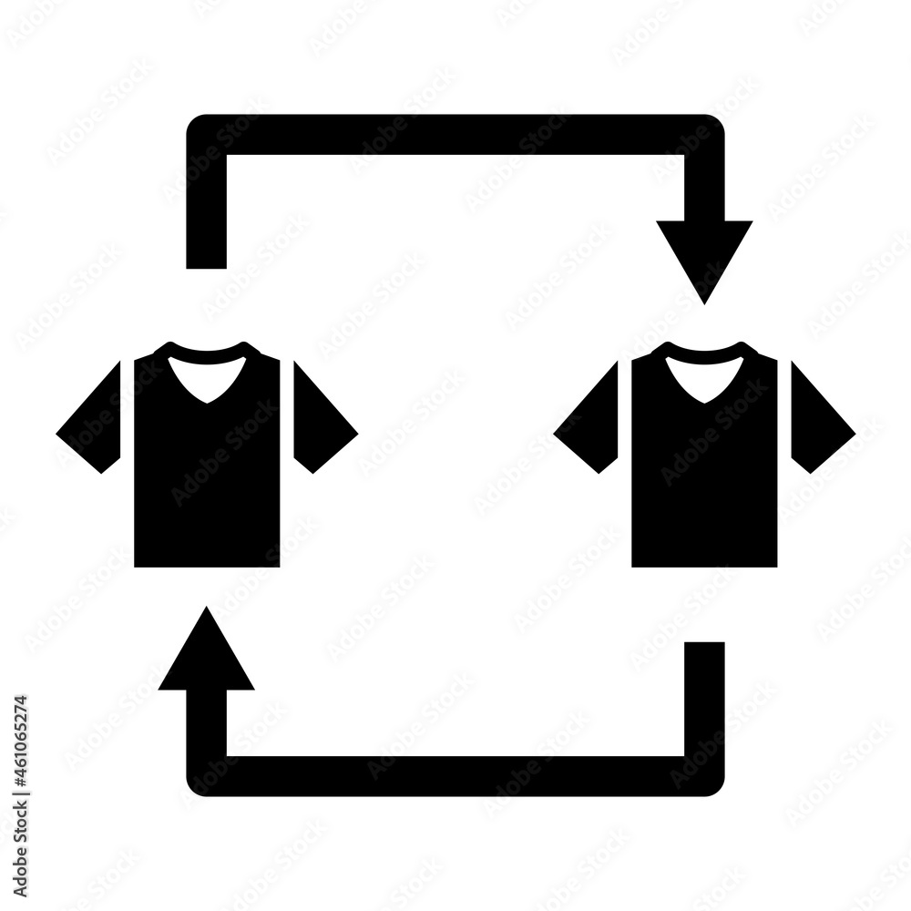 Vector Substitution Glyph Icon Design Stock Vector | Adobe Stock