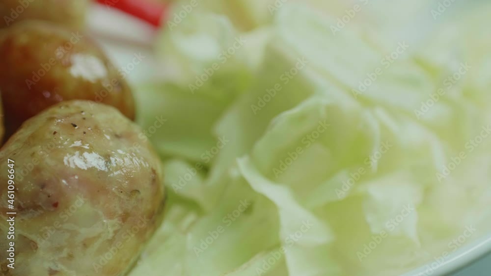 Isan sausage is a name for food that is an appetizer with alcoholic ...
