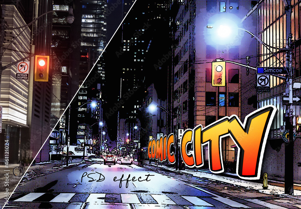 Comic Scene Creator Stock Template | Adobe Stock