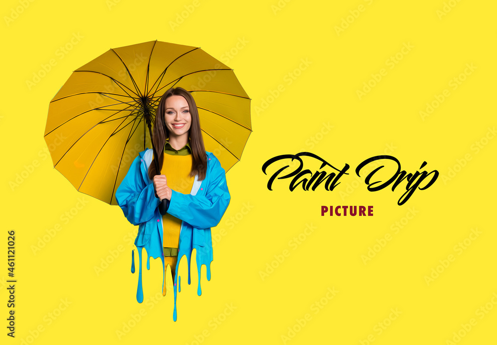 comic paint drip effect Stock Template | Adobe Stock