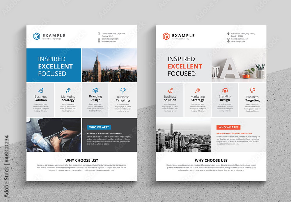 Flyer Layout Stock Template | Adobe Stock