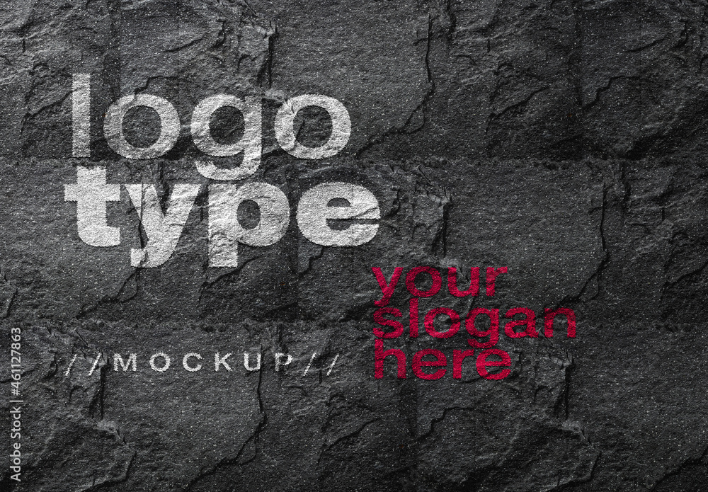 Construction and Architecture Logo Mockup Stock Template | Adobe Stock