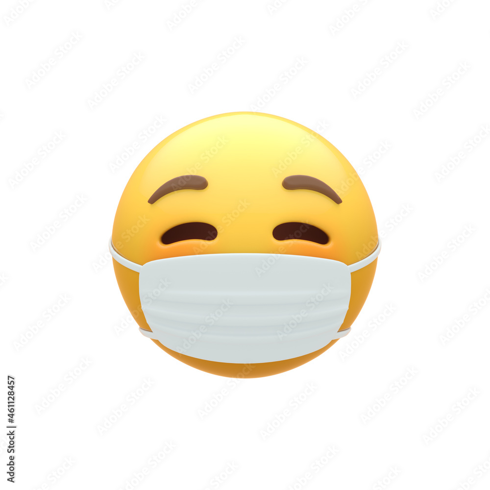 Mask Smiley Face Stock Illustration | Adobe Stock