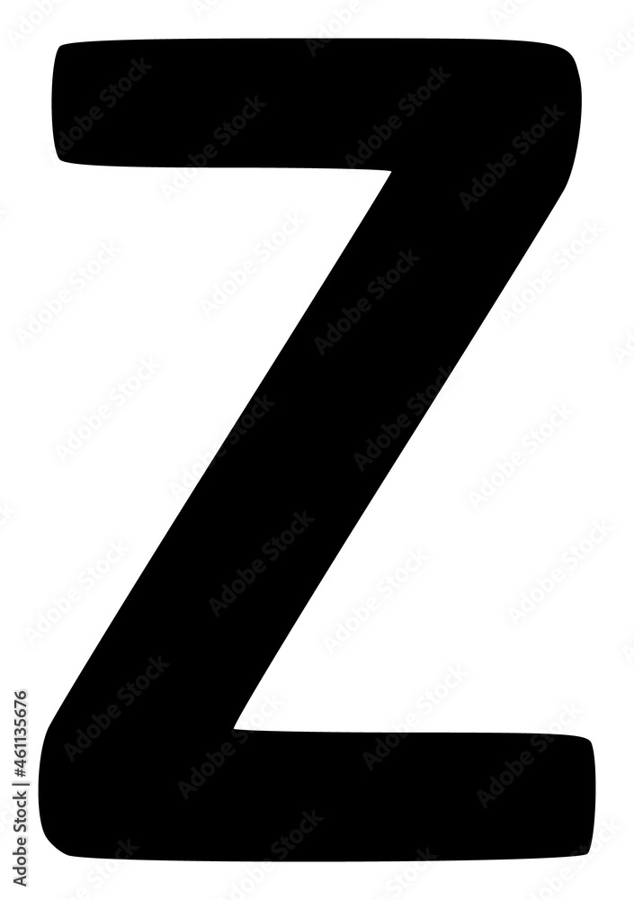 Zeta Greek symbol icon with flat style. Isolated vector Zeta Greek ...