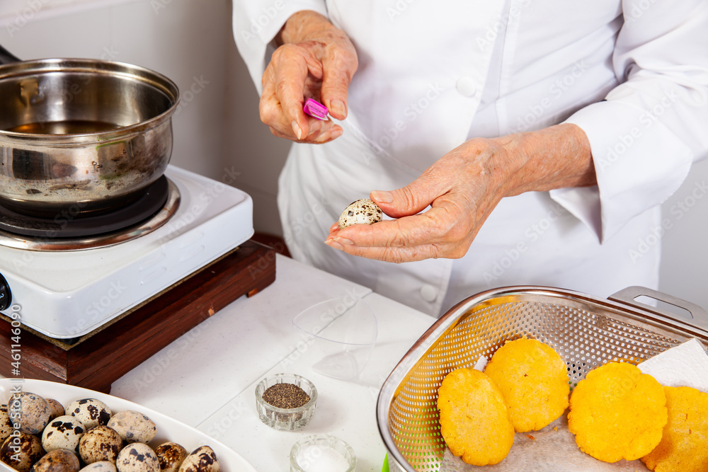 Preparation of the traditional dish from the Caribbean Coast in ...