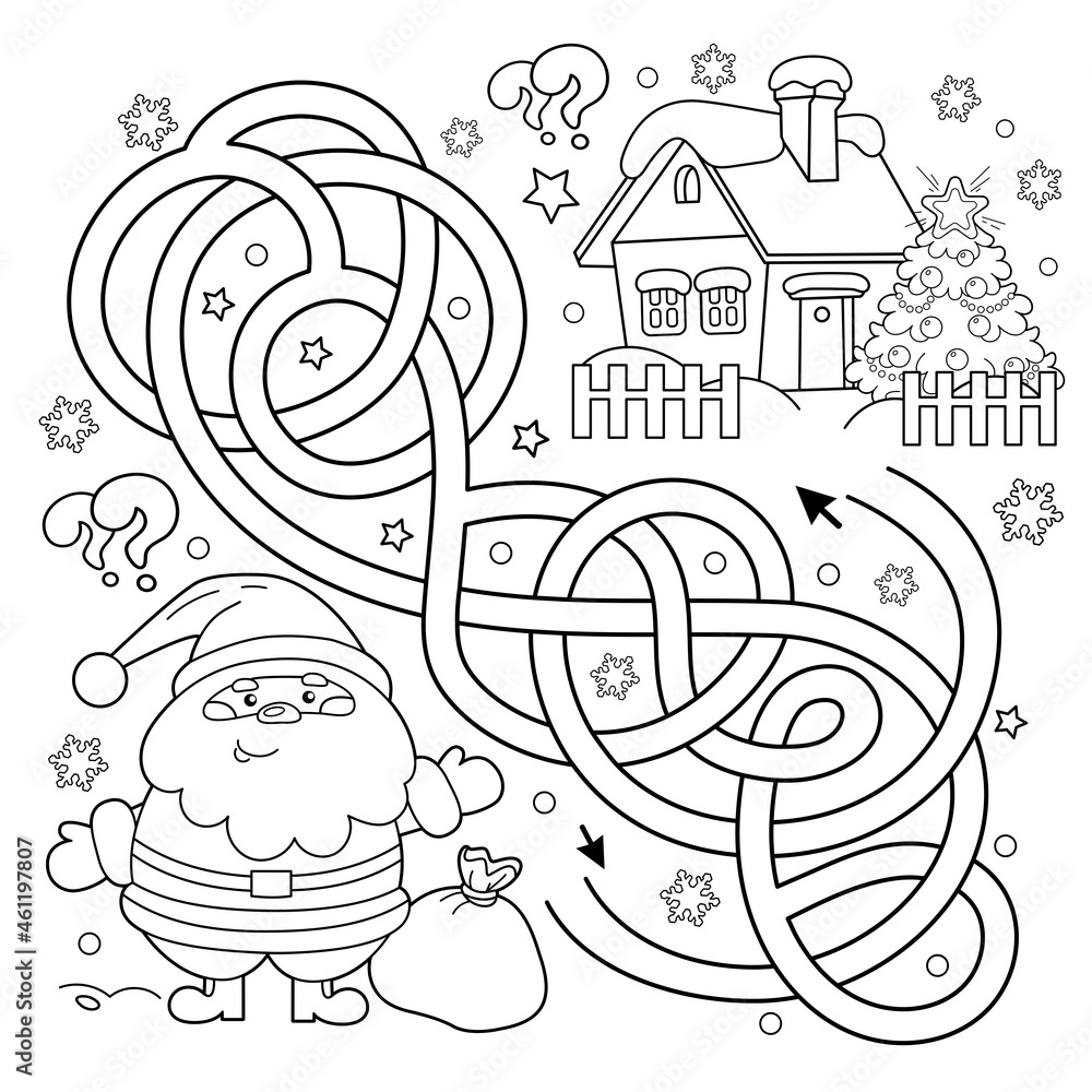 Christmas Coloring Game Pages
