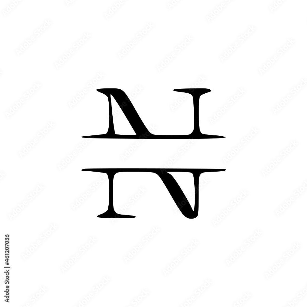Initial M Monogram Clip Art