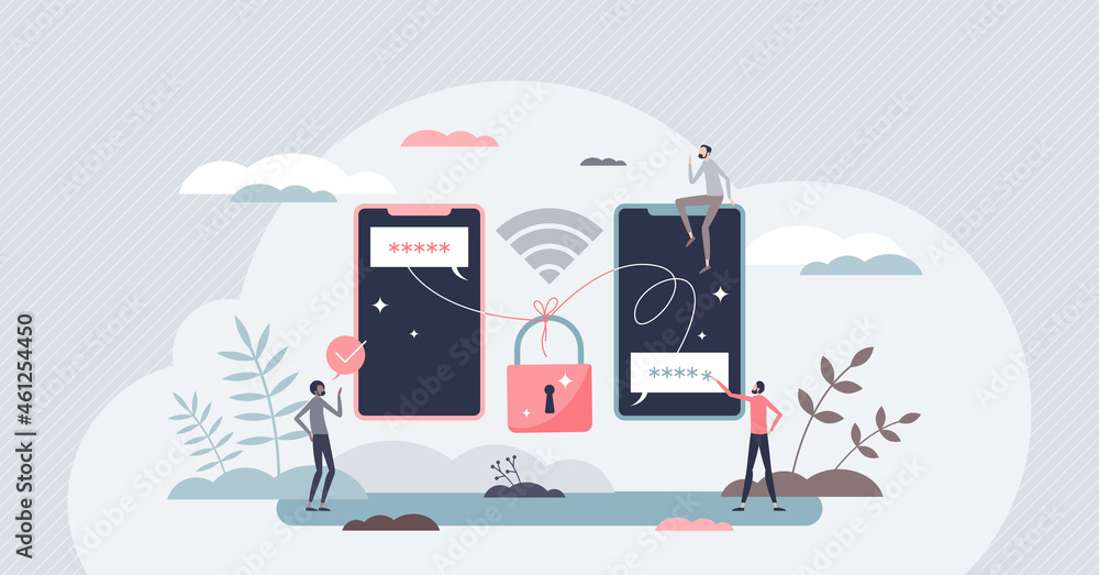 Encryption as data coding security feature for messages and web ...