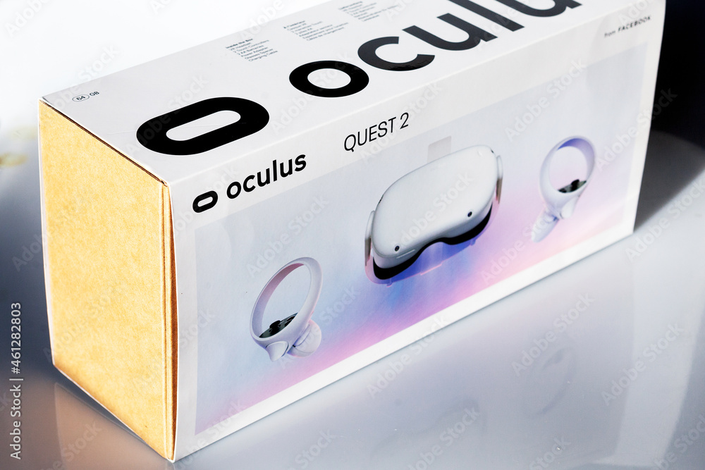 VR head set box. A new generation gaming device for entertainment and ...