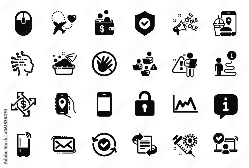 Vector Set of simple icons related to Do not touch, Smartphone and ...