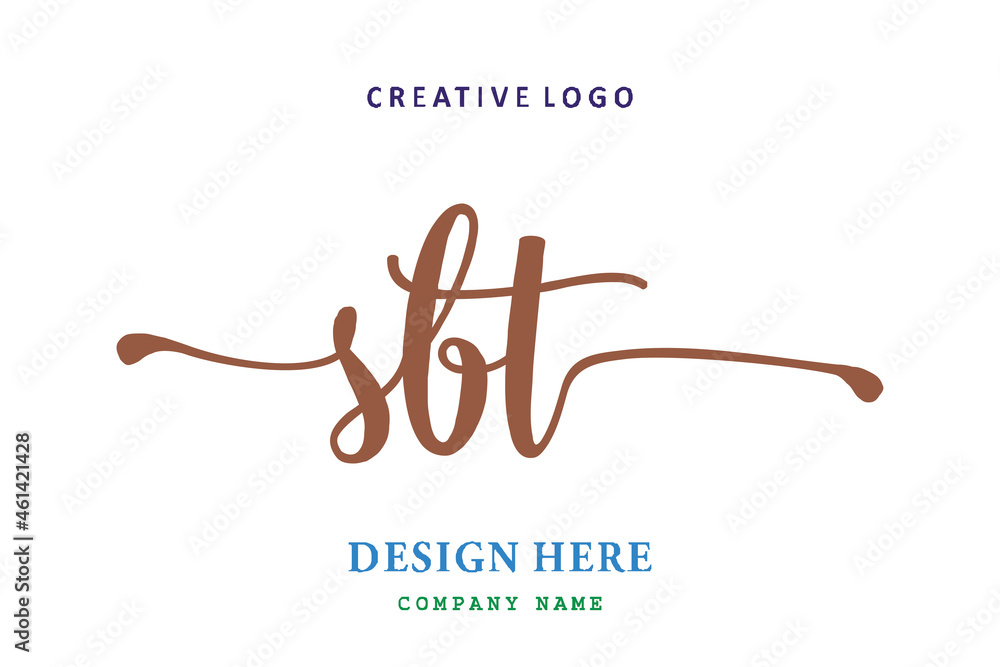 SBT lettering logo is simple, easy to understand and authoritative ...