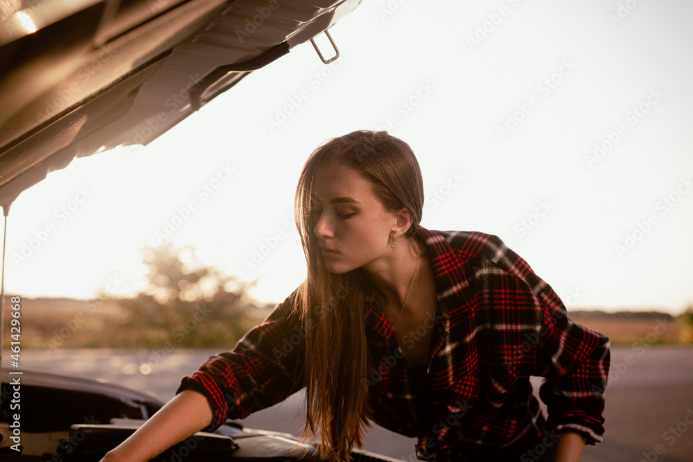 Car breakdown on road. need help near broken car on road. Help needed ...