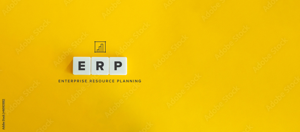 ERP (Enterprise Resource Planning) and Integrated Management banner and ...
