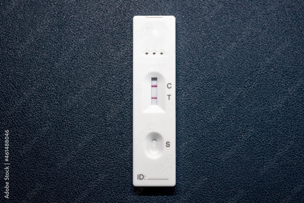 Positive COVID 19 Lateral Flow Test - Home covid quick test with ...