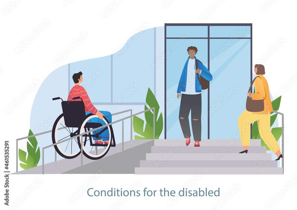 Man goes to work. Business Center, modern technologies, cities ...