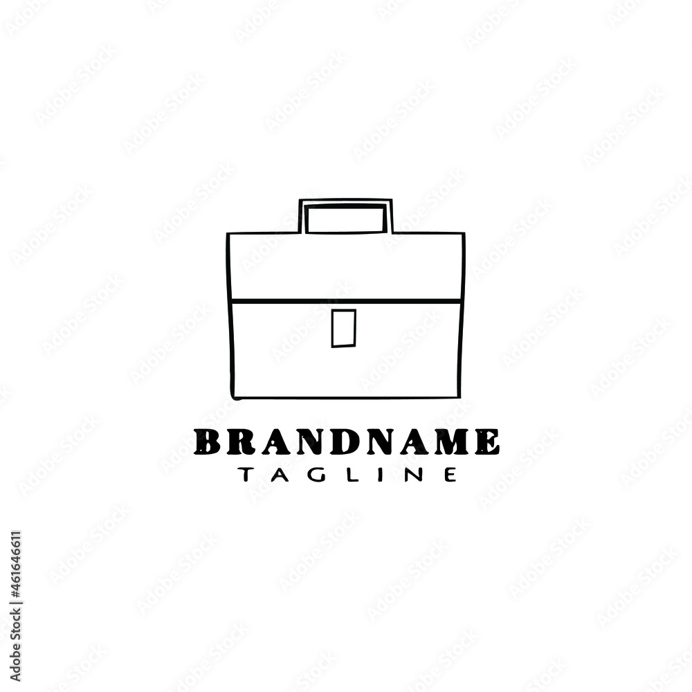 bag logo icon cartoon design template vector Stock Vector | Adobe Stock