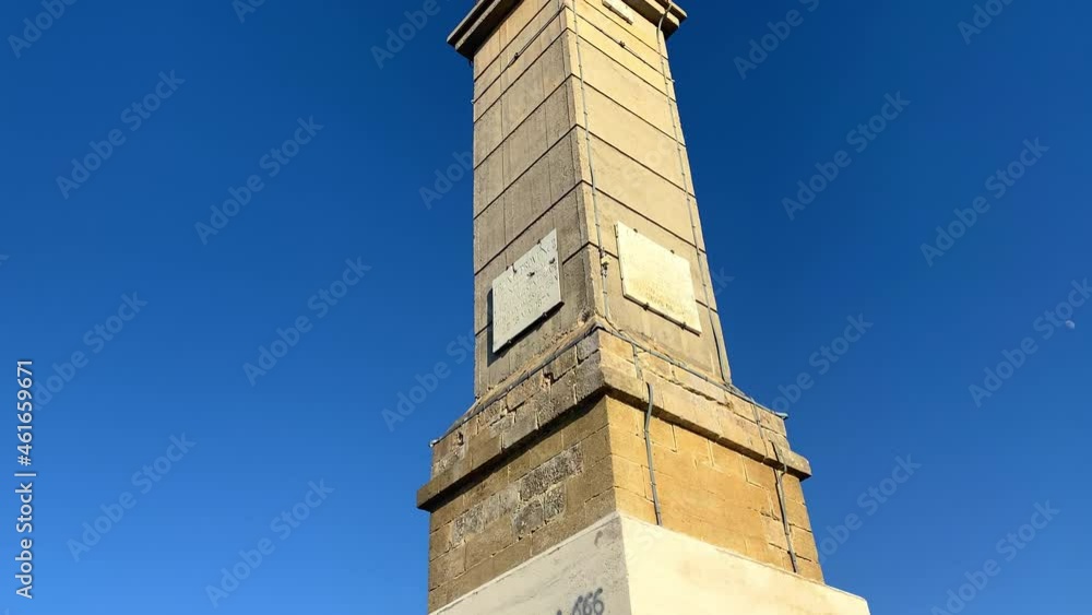 Croix de Provence cross at the top of the Montagne Sainte-Victoire ...