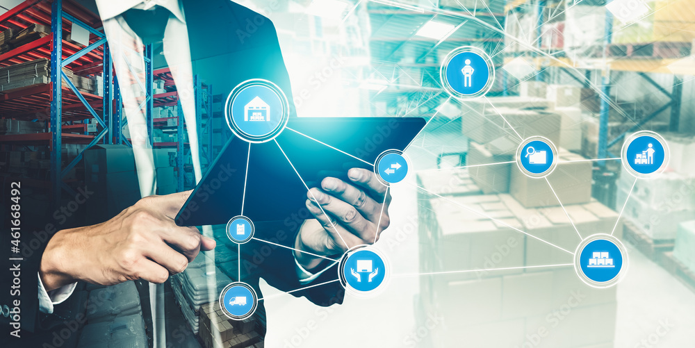 Smart warehouse management system with innovative internet of things ...