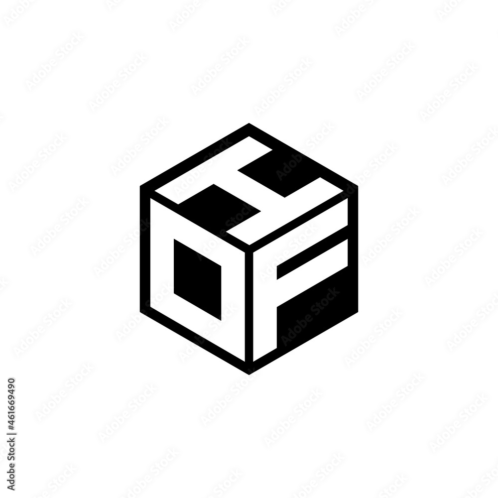 DFI letter logo design with white background in illustrator, vector ...