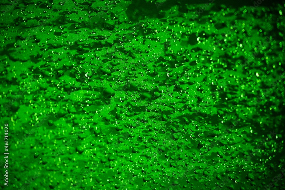Green abstract decorative water theme background. Beautiful festive ...
