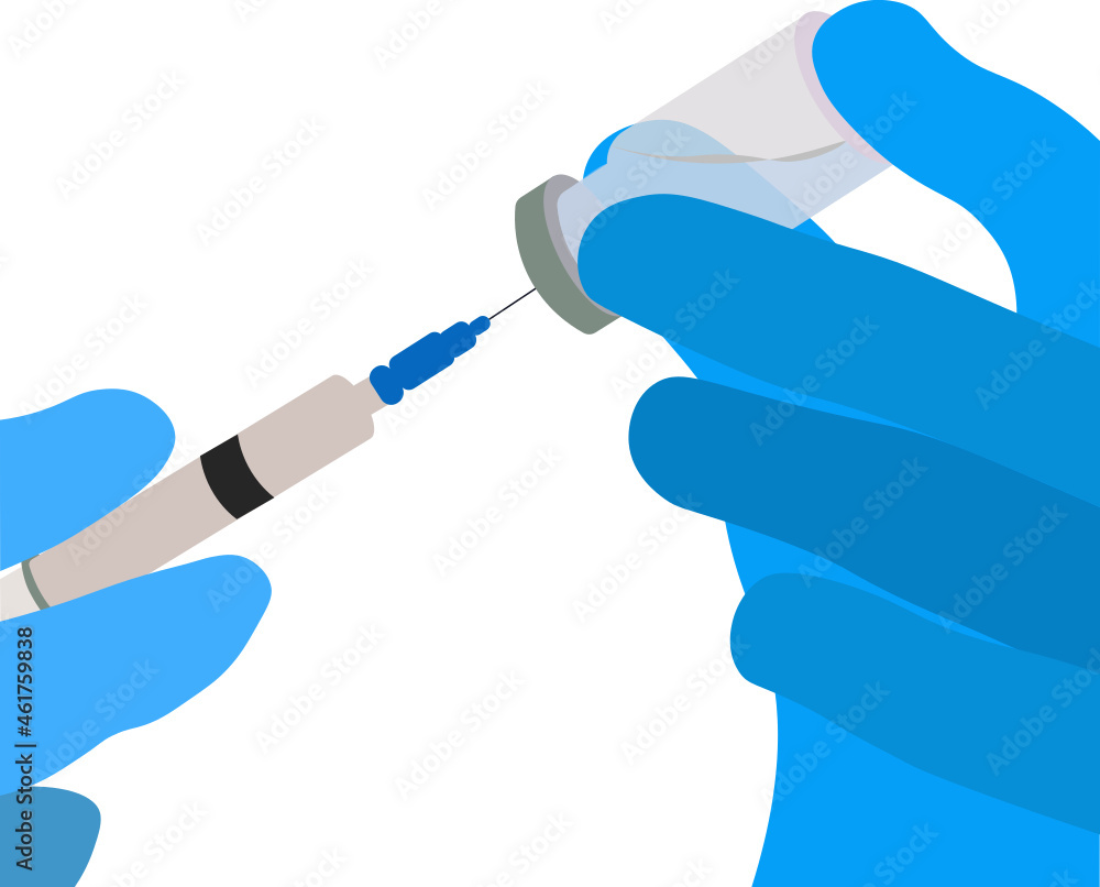 Vacuna - inyección -fondo transparente Stock Vector | Adobe Stock