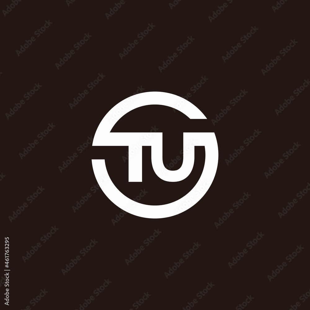 initial letters TU logo vector design Stock Vector | Adobe Stock