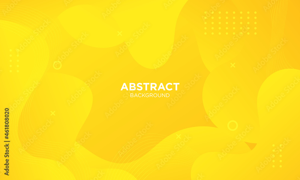Abstract yellow geometric background. Modern background design ...