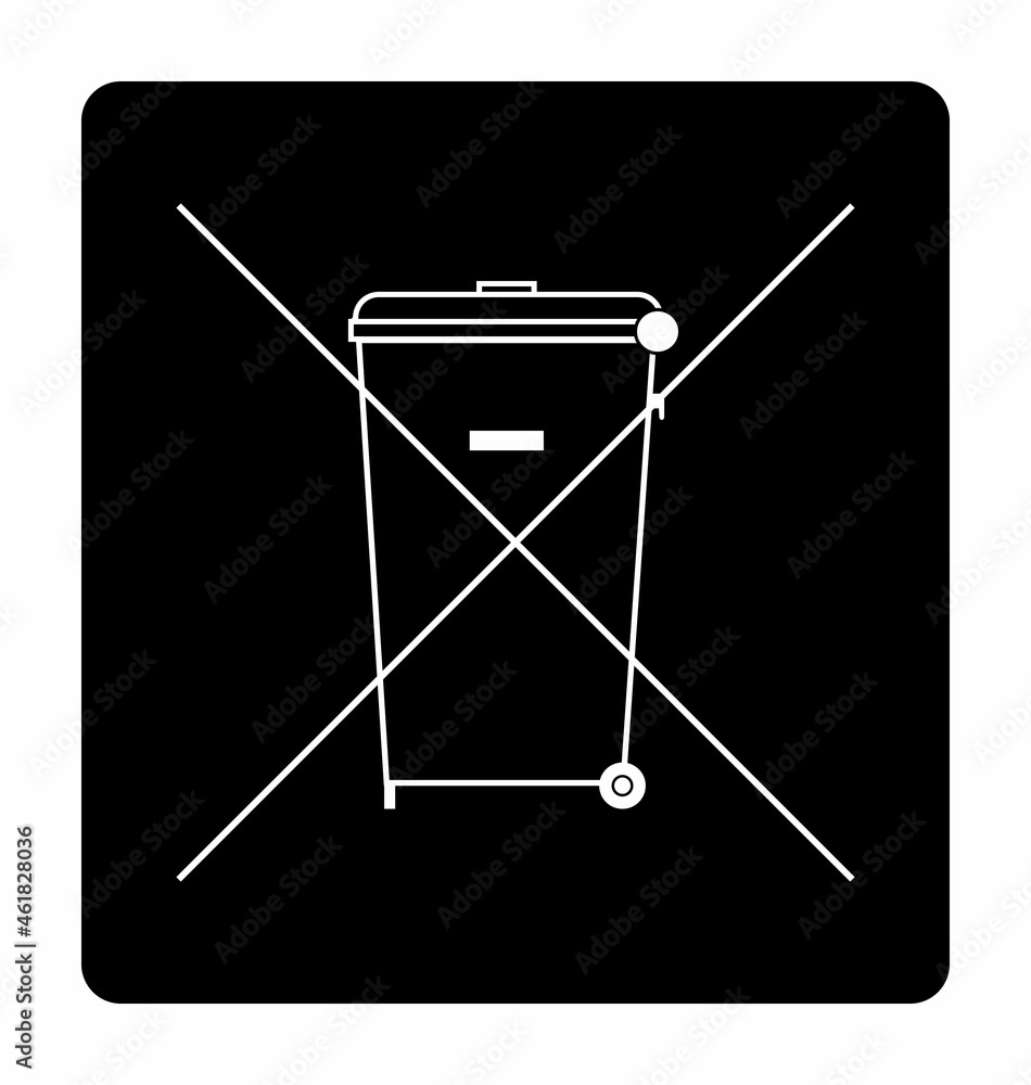 The Crossed Out Wheelie Bin Symbol , Waste Electrical and Electronic ...