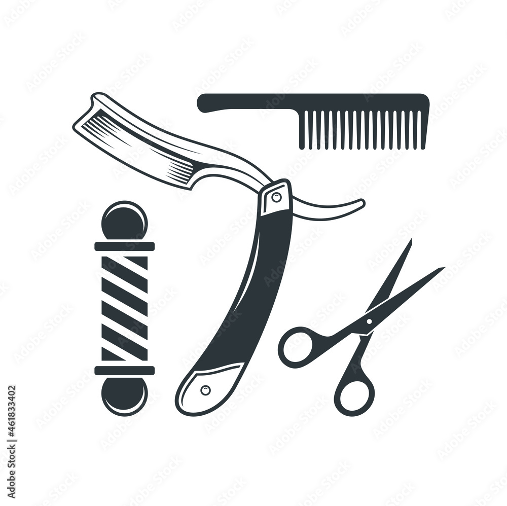 Barber Tools Png