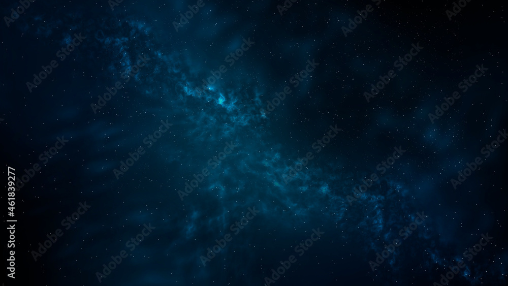 Abstract fantastic space of the universe. Space background with nebula ...