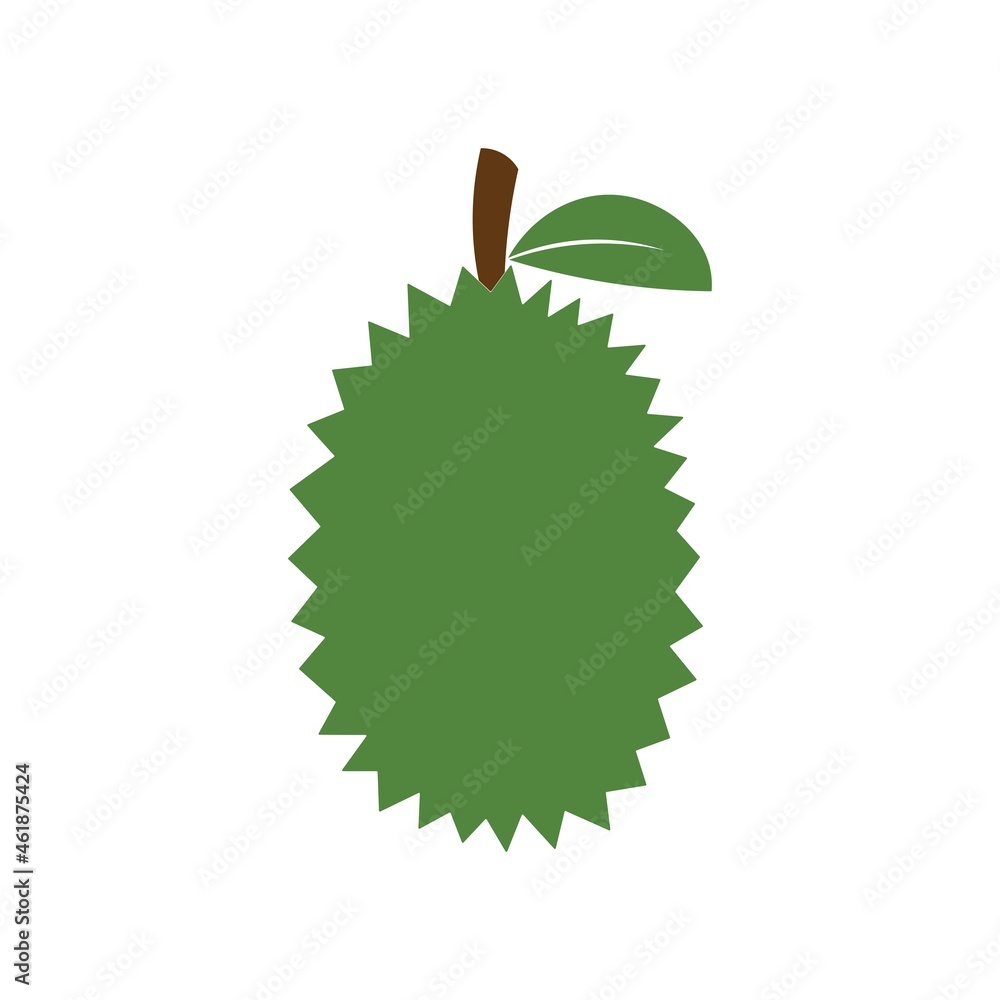 Durian icon logo vector design Stock Vector | Adobe Stock