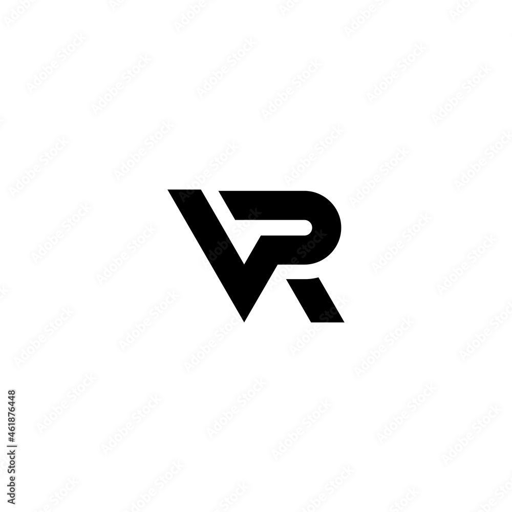 VR logo monogram Stock Vector | Adobe Stock